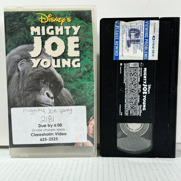 Media | Disneys Mighty Joe Young 1998 Vhs Tape Walt Disney Bill Paxton ...